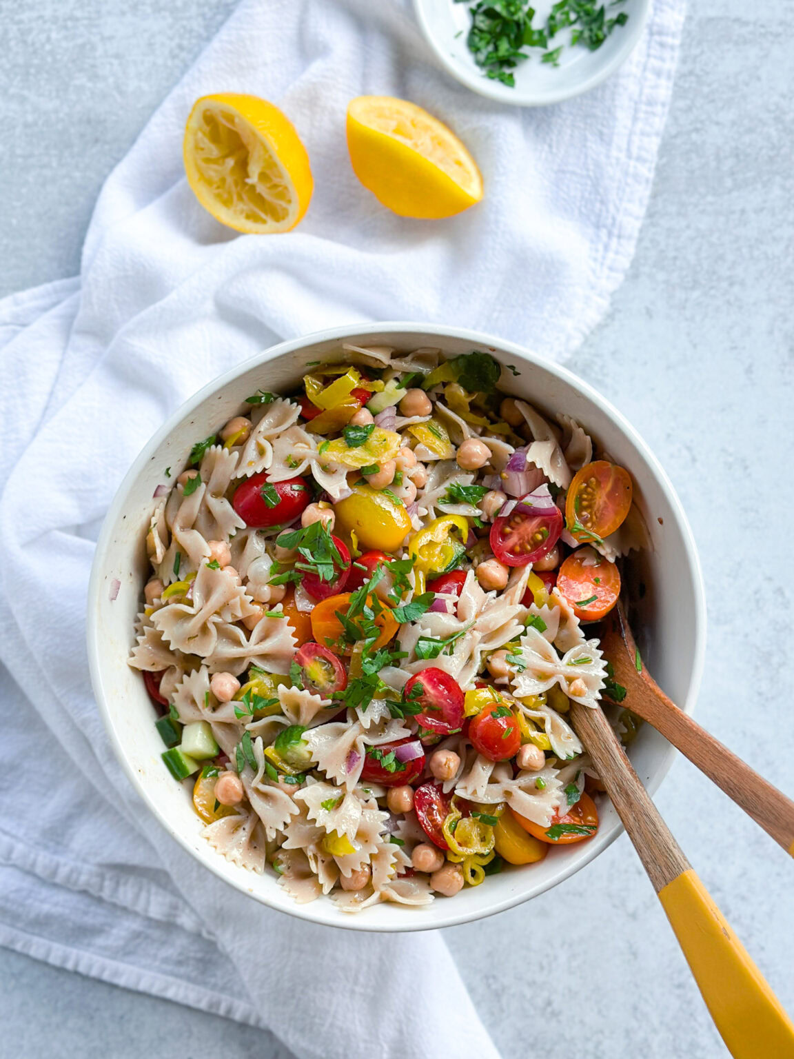 Zesty Chickpea Pasta Salad: The High-Protein Summer Salad You’ll Make ...